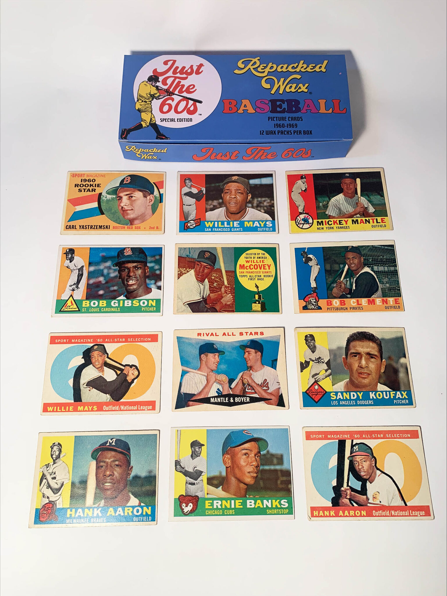 Just the 60s Baseball Wax Boxes - Repacked Wax