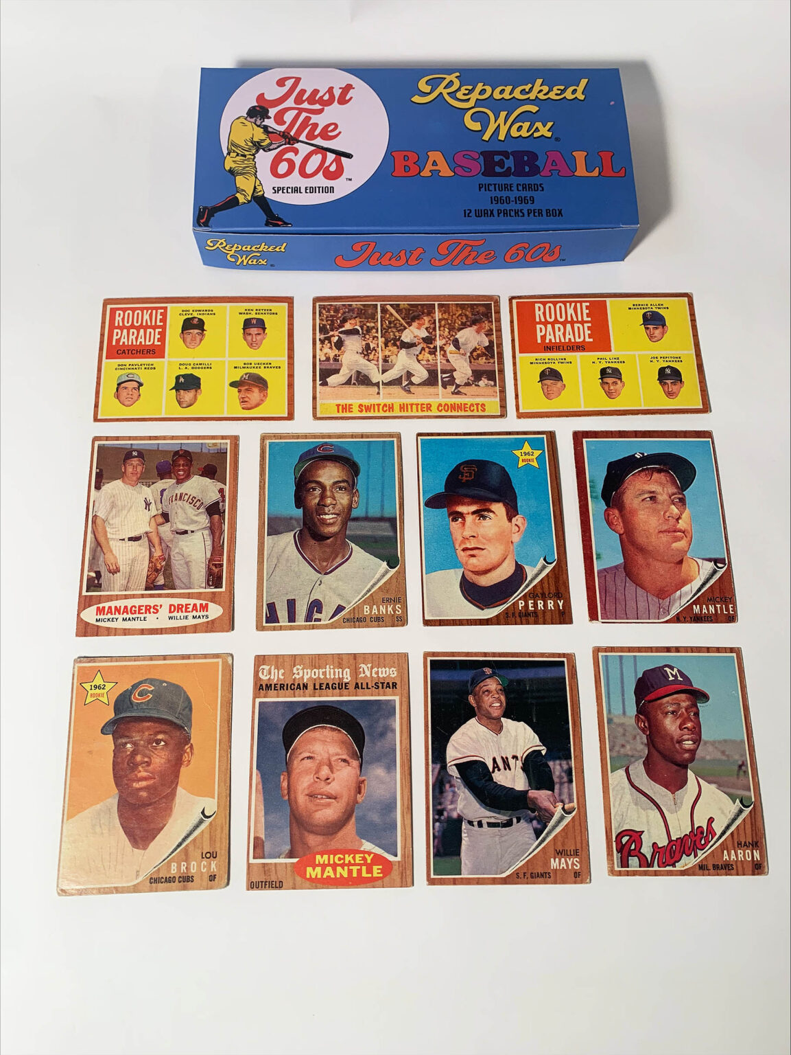 Just the 60s Baseball Wax Boxes - Repacked Wax