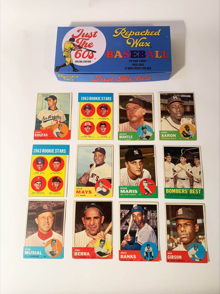 Just the 60s Baseball Wax Boxes - Repacked Wax