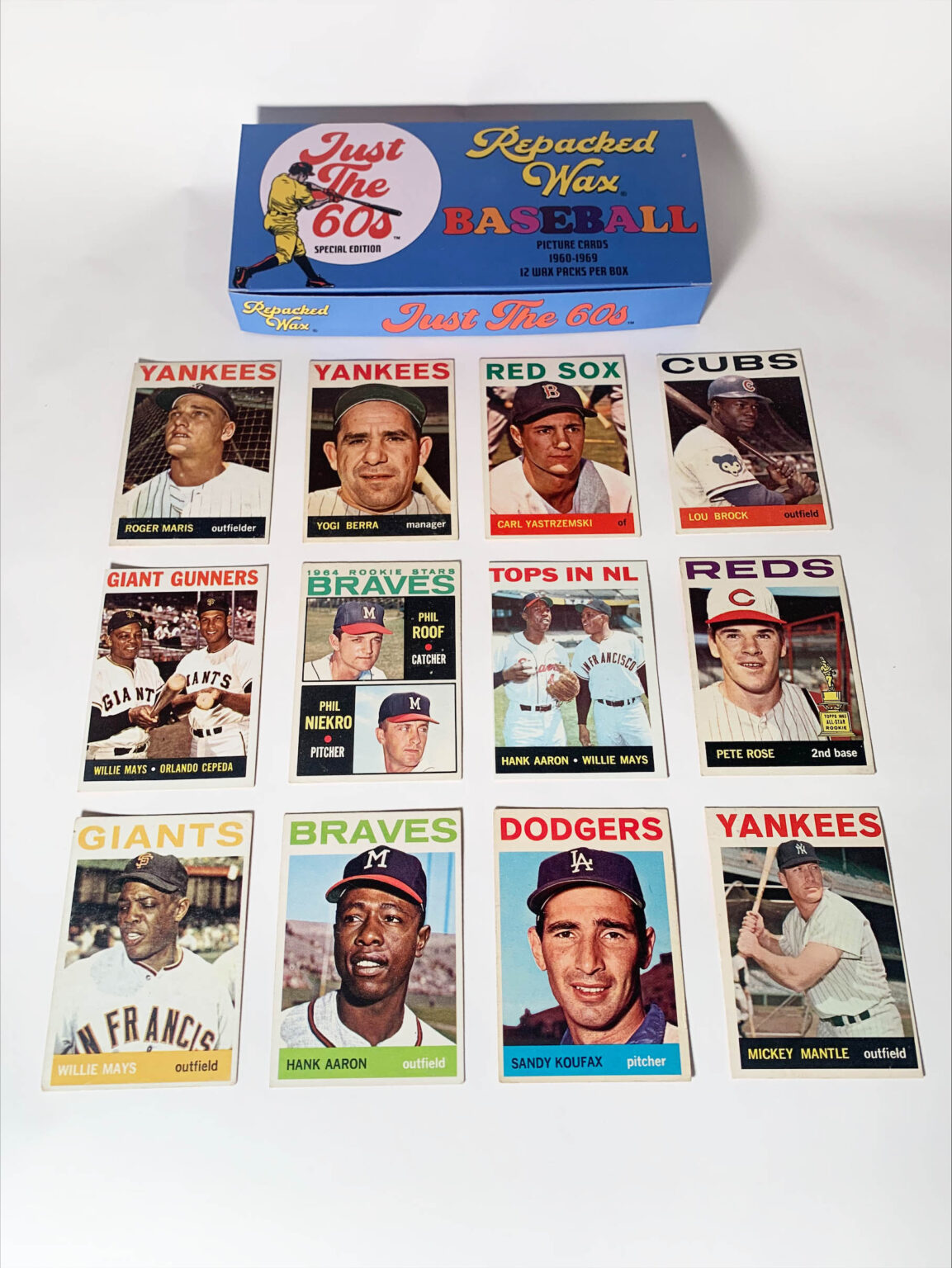 Just the 60s Baseball Wax Boxes - Repacked Wax