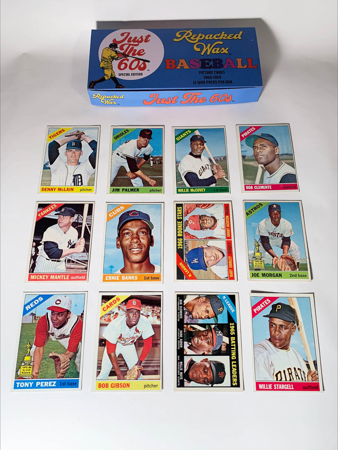 Just the 60s Baseball Wax Boxes - Repacked Wax