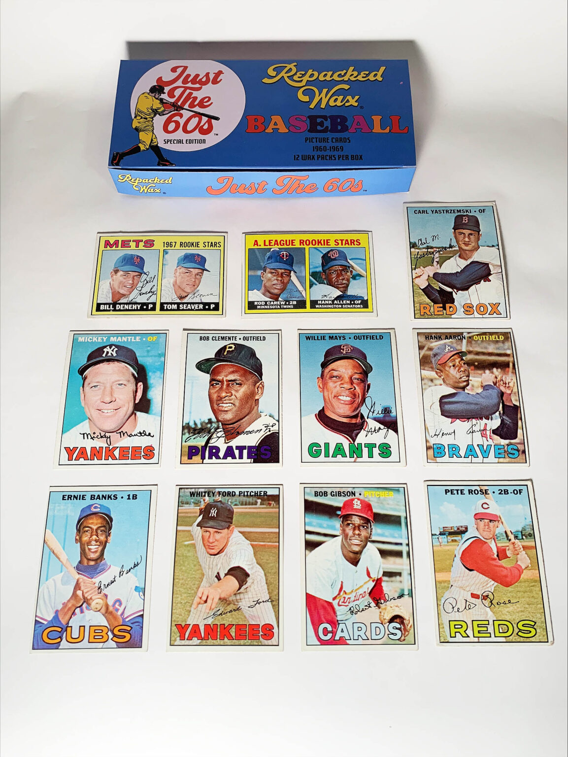 Just the 60s Baseball Wax Boxes - Repacked Wax
