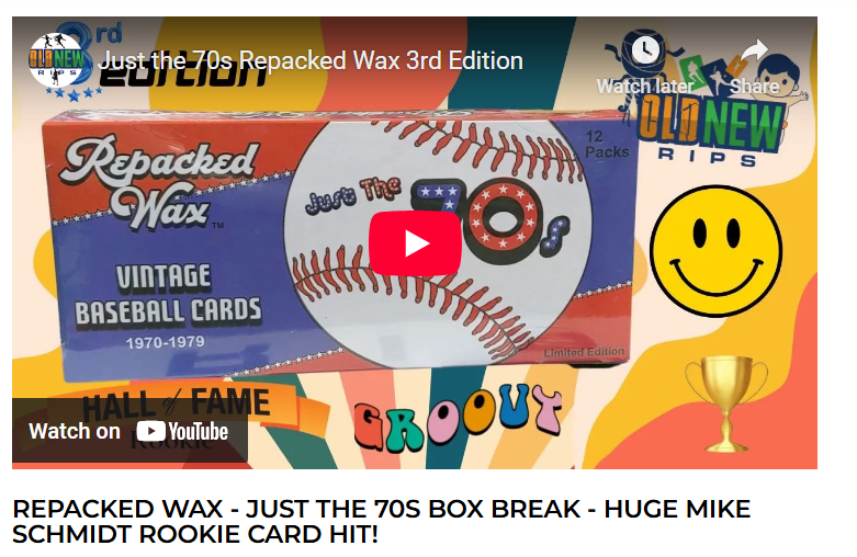 CUSTOMER BREAKS - Repacked Wax